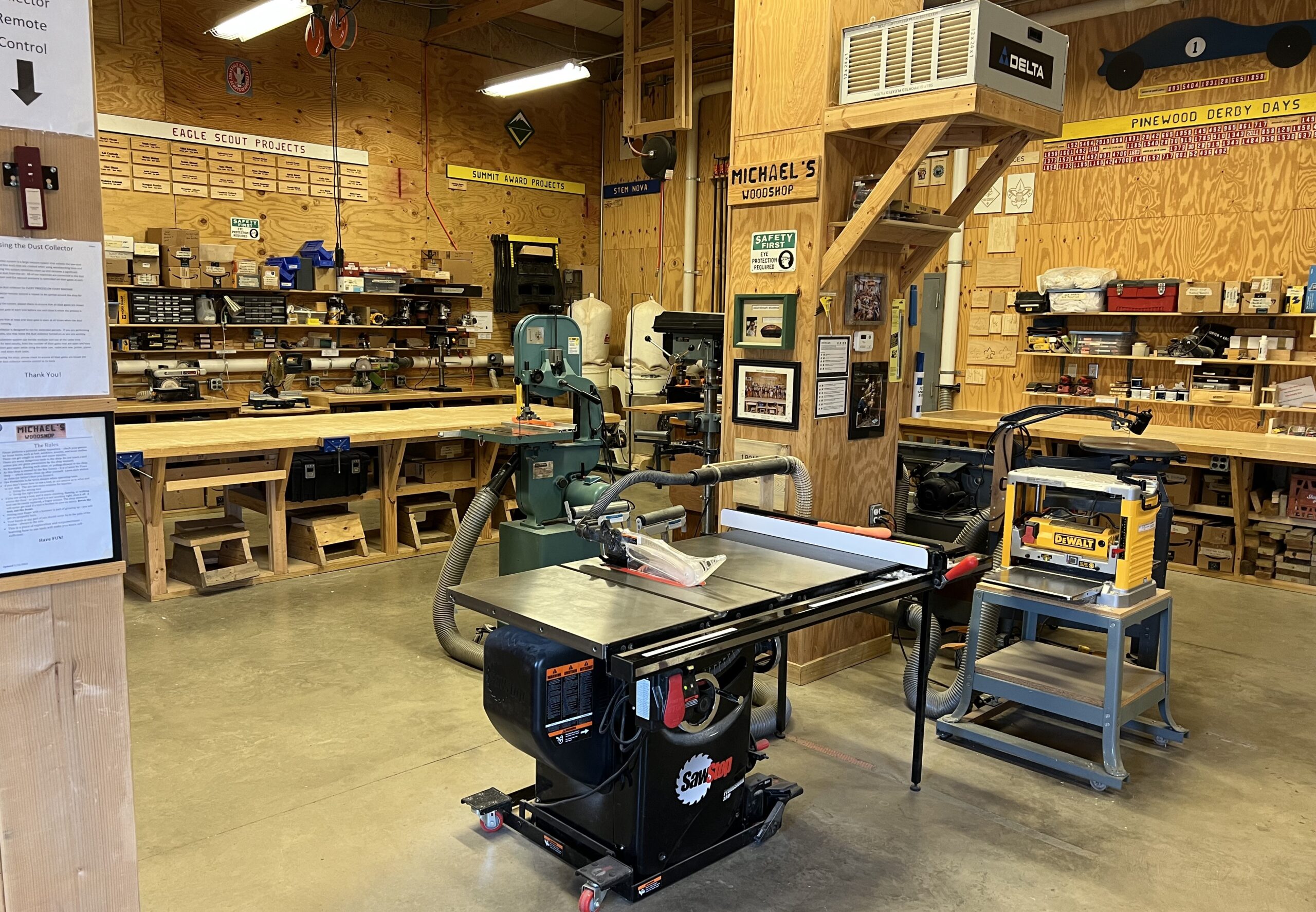 Michael’s Woodshop – Camp Snyder